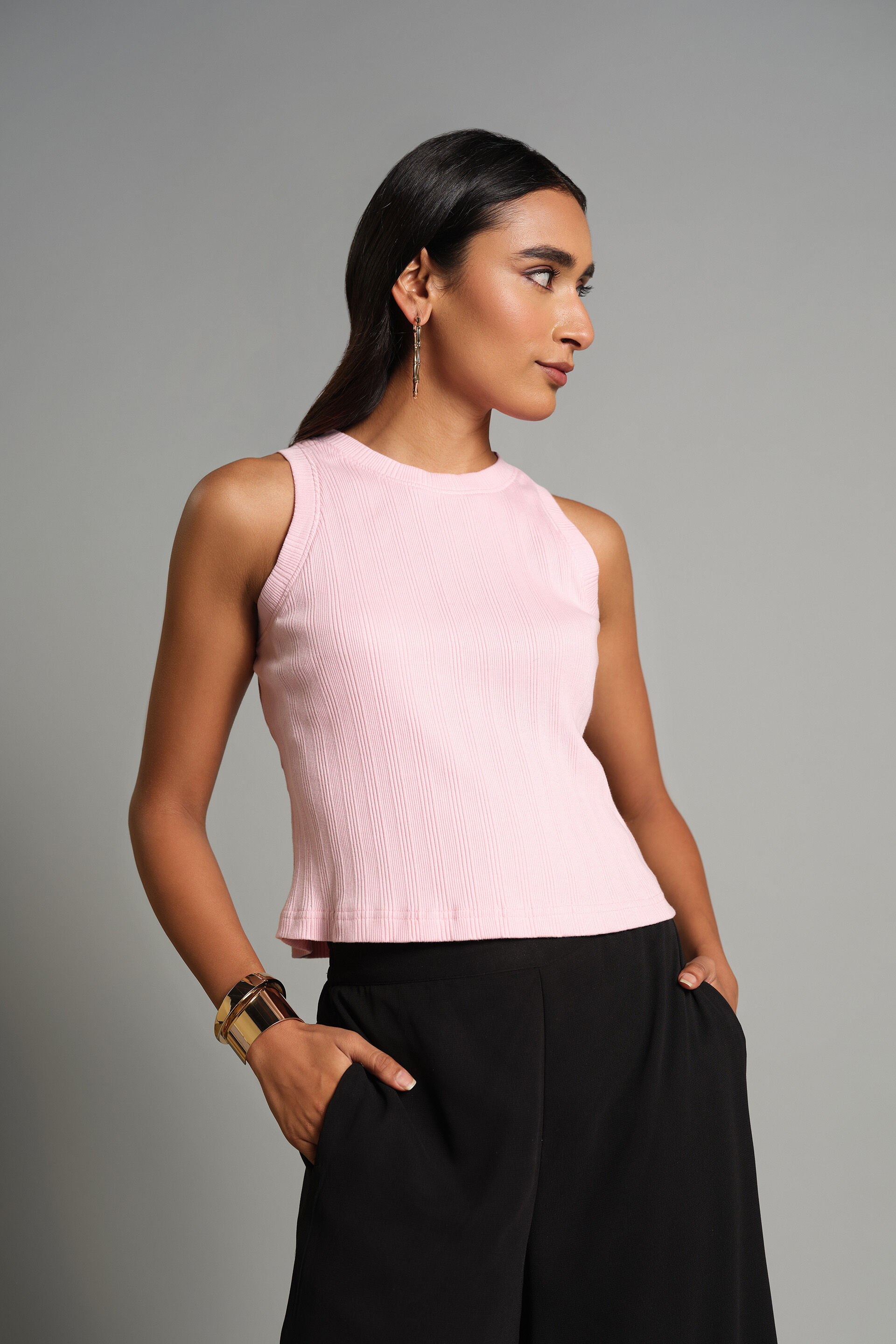 Buy Tazman Pink Top Online for Women from AND India S25V9TRIB_PINK