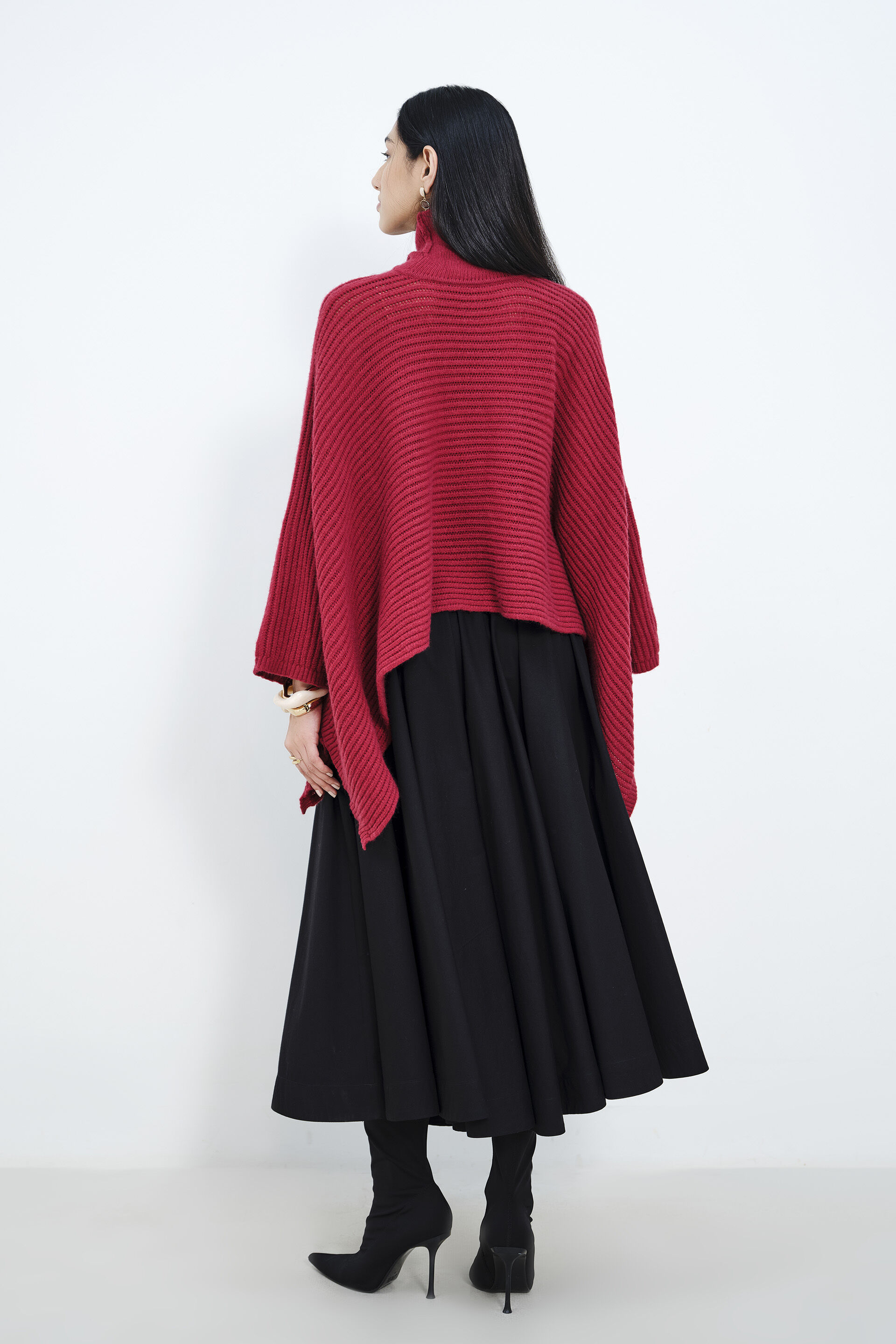 Buy Deep Carmine Red Sweater Online for Women from AND India F25V306TFK ...