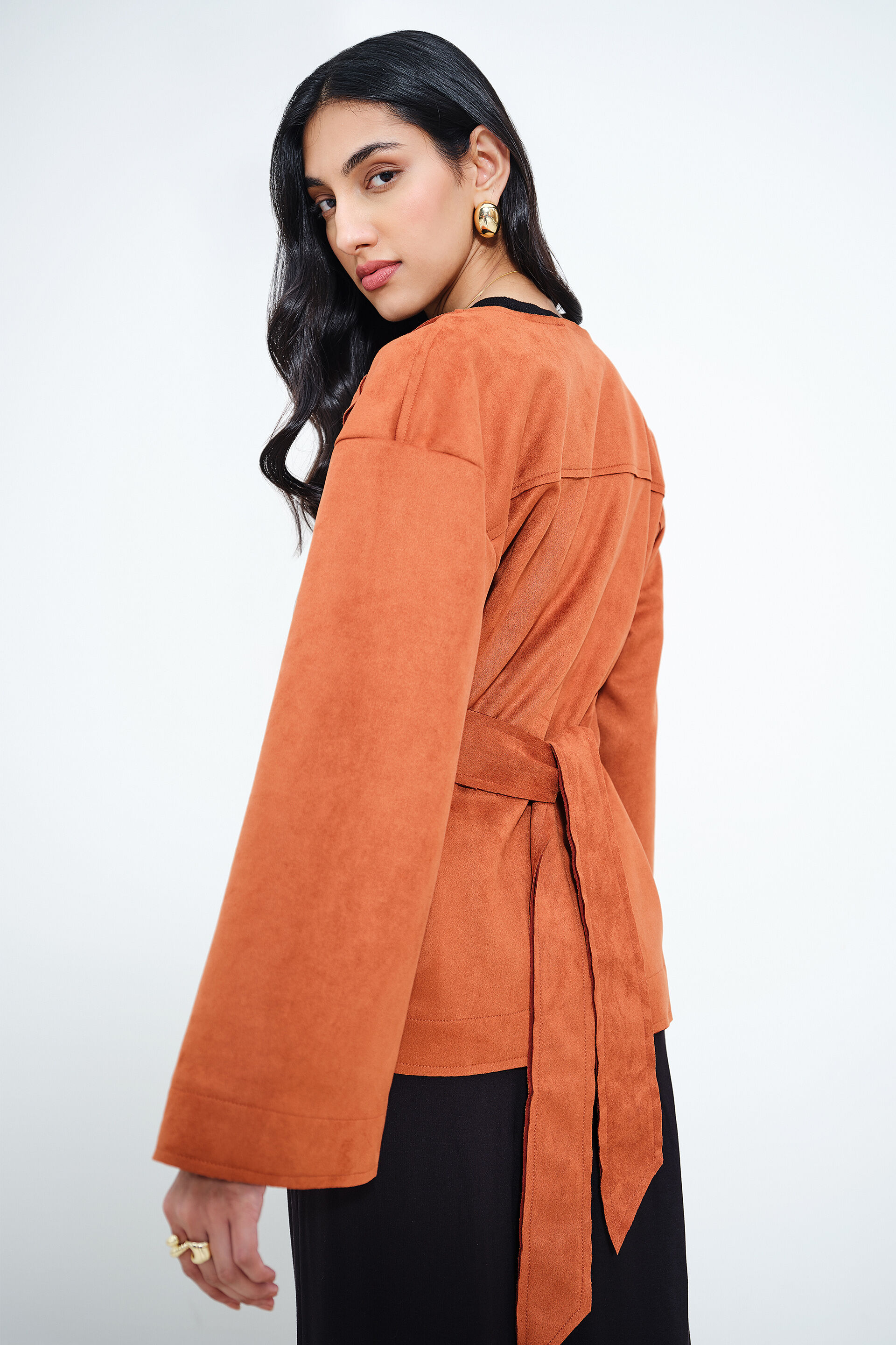 Buy Copper Bloom Jacket Online for Women from AND India F25V257JKSDE_RUST