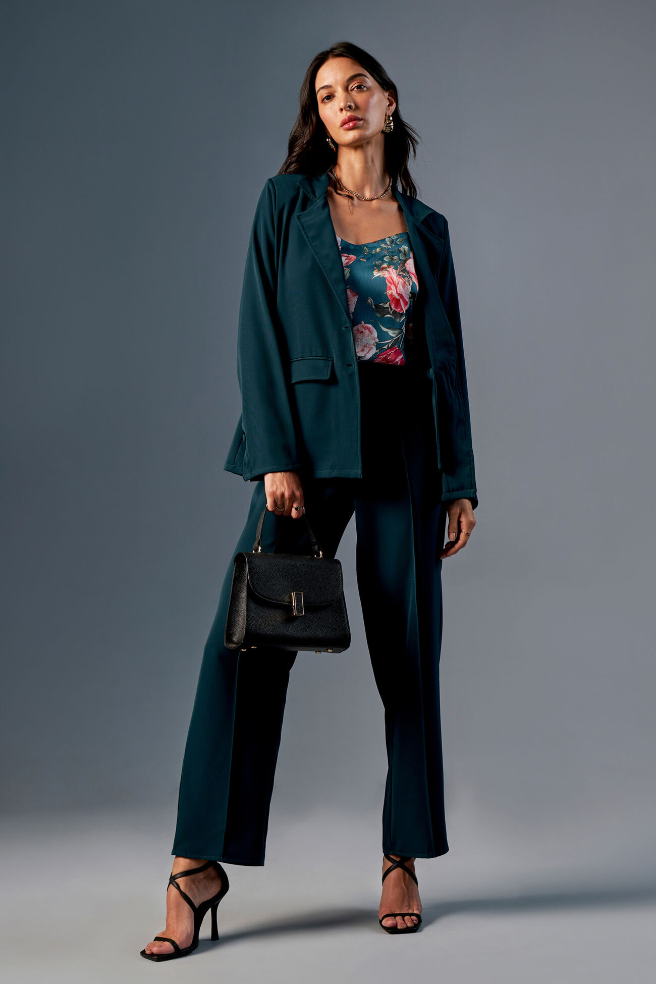 Buy our Boardroom Chic Co-ord Set online from ANDIndia SC- F23AV0033PSPTW